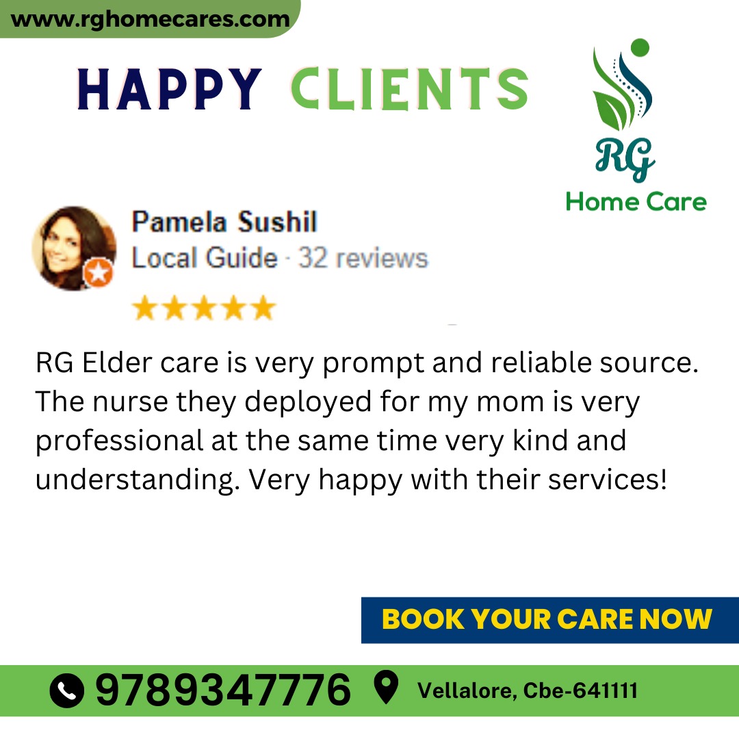RG Home Care | Elder Care | Nursing care Services in Coimbatore